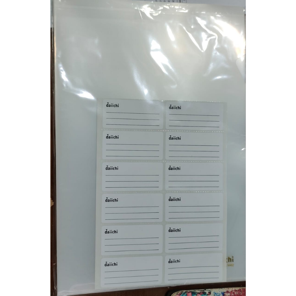 Jual Clear Sleeve / Map Bening / Map L "DAIICHI" A4 / Folio per lusin ...