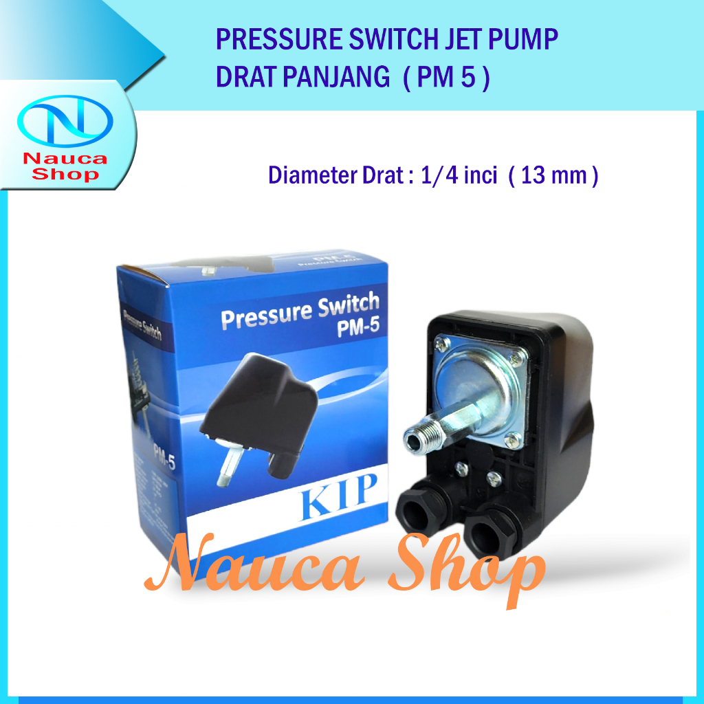 Jual PM - 5 / PM5 / PM 5 OTOMATIS JET PUMP MODEL PANJANG / PRESSURE ...
