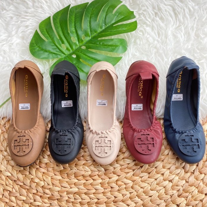 Jual Sepatu Kerja Kantoran Santai Balet Wanita Flat Shoes Gratica AP 80 | Shopee Indonesia