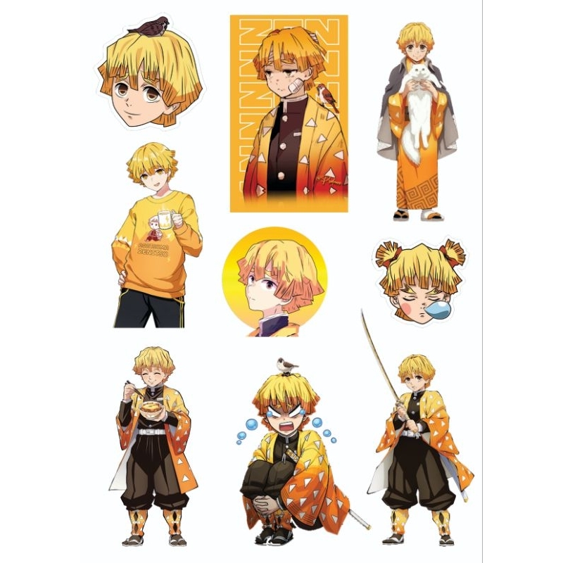 Jual Sticker Tumblr Sheet Pack Anime Demon Slayer | Sticker Chibi ...