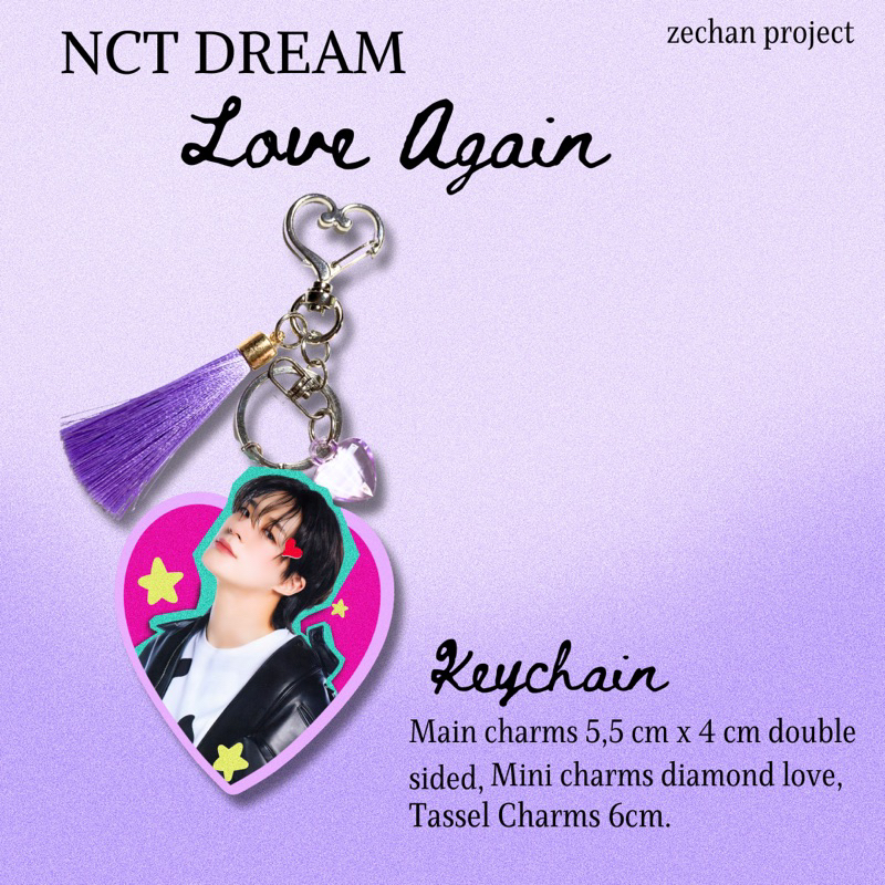Jual KEYCHAIN 𝐍𝐂𝗧 𝐃𝗥𝗘𝐀𝐌 '𝐋𝐎𝐕𝗘 𝐀𝐆𝐀𝗜𝐍' | Shopee Indonesia