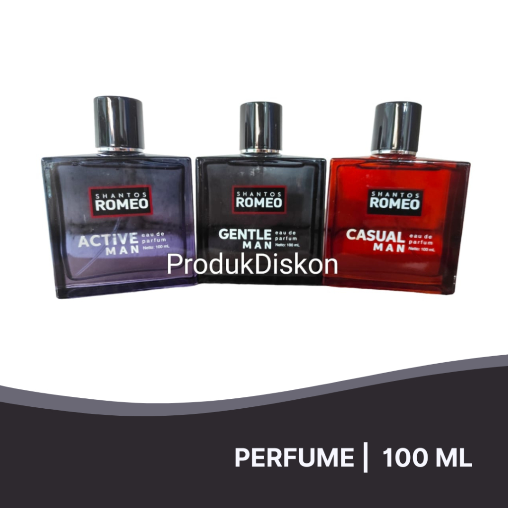Jual SHANTOS ROMEO Fragrance Eau De Parfume 100ml | Shopee Indonesia