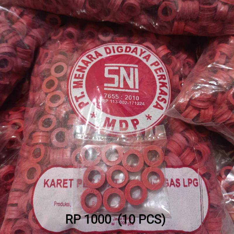 Jual KARET TABUNG GAS -KARET GAS ELPIJI -SEAL TABUNG GAS ELPIJI 10 PCS ...