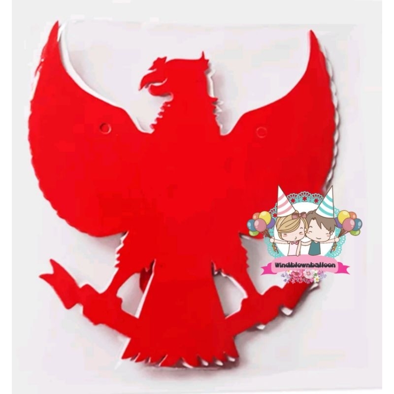 Jual WINDBLOWN BALON GARLAND GARUDA MERAH PUTIH DEKORASI KEMERDERKAAN ...