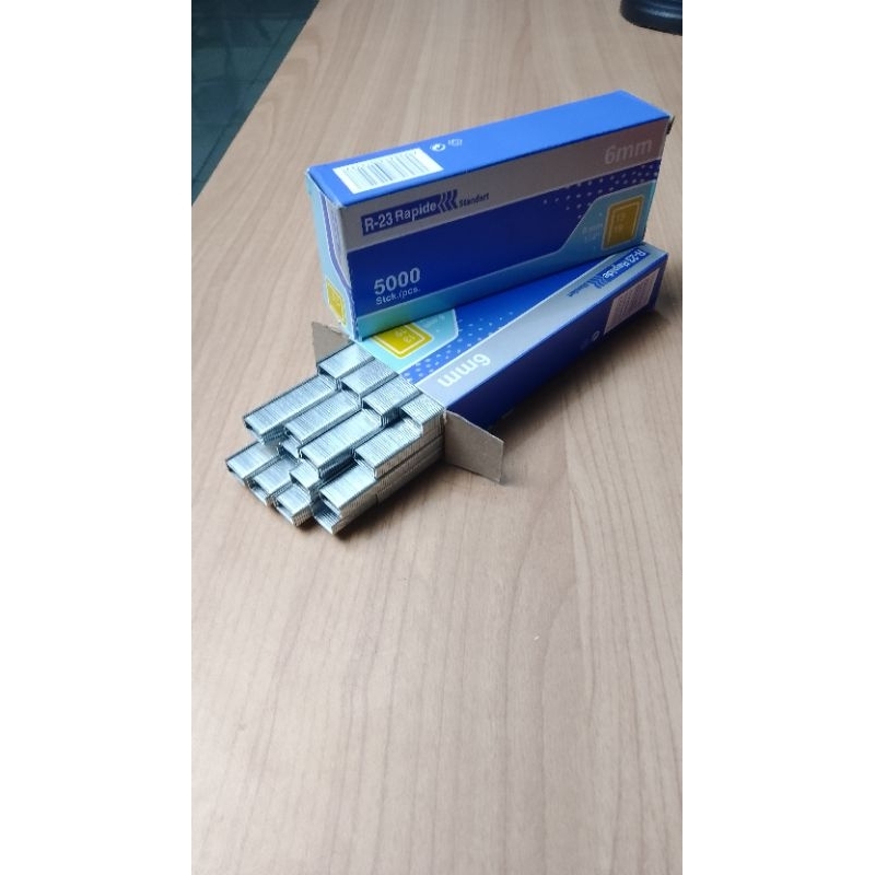 Jual Isi Staples Paku Tembak 13/8 8mm U 5000pcs / Refil Refill Isi ...