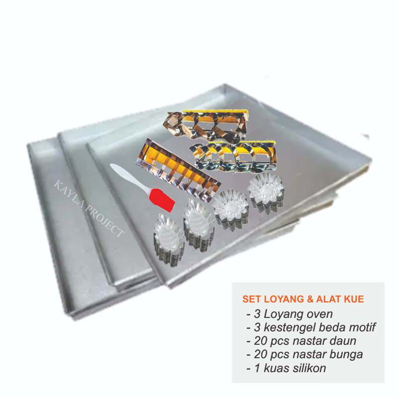Jual set loyang dan alat pembuat kue lengkap | Shopee Indonesia