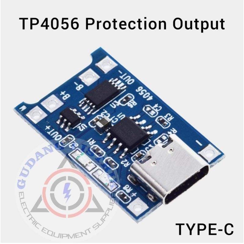 Jual TP4056 Type-C Module Charger Baterai Lithium 5V 1A With Protection ...