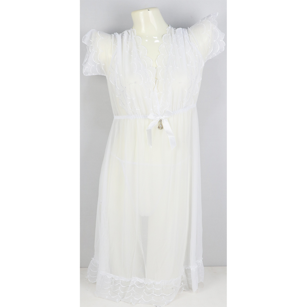 Jual Scelta - Big Size Baju Dinas Malam Lingerie Dan Gstring Sexy Baju Tidur Transparan G-String ...