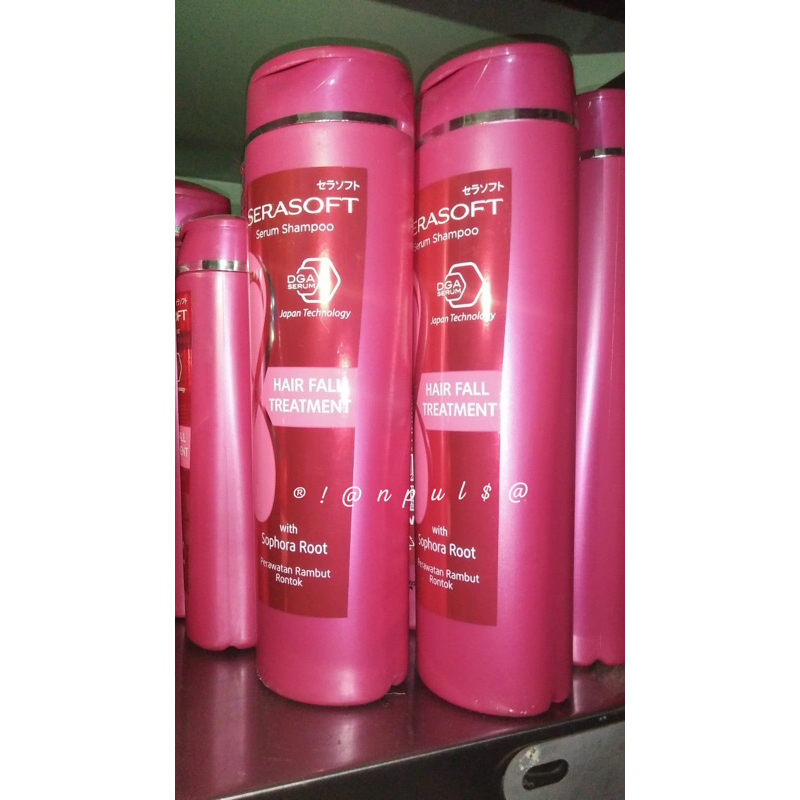 Jual Serasoft therapy dandruft hair fall Shinny shampo anti ketombe ...