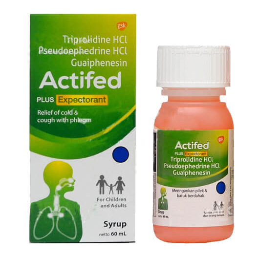 Jual ACTIFED PLUS EXPECTORANT SIRUP 60 ML AKTIFED HIJAU | Shopee Indonesia