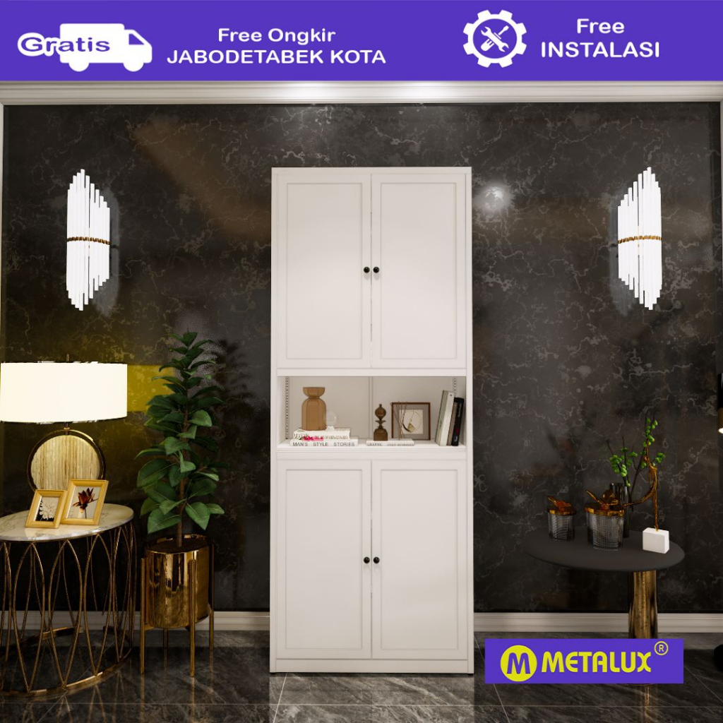 Jual METALUX YATOMI - Lemari Pajangan Besi | Steel Rack Display ...