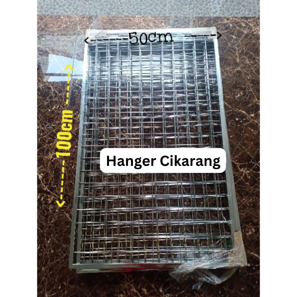 Jual WIRE GRID MESH 50 X 100 CM - KAWAT JARING KOTAK - RAM DINDING ...