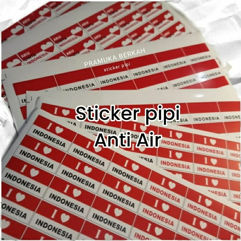 Jual Stiker Pipi - Sticker bendera merah putih - isi 36pcs | Shopee ...