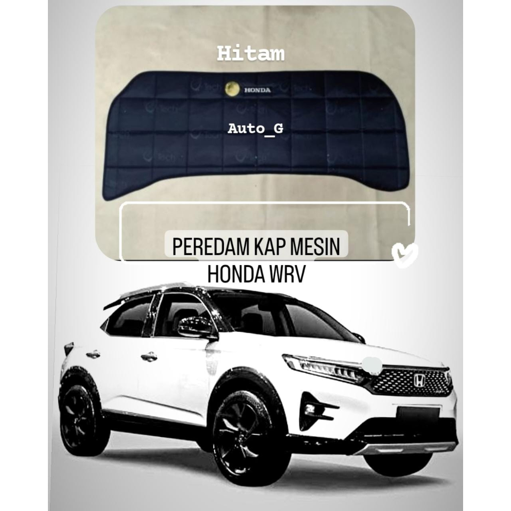 Jual Peredam Kap Mesin HONDA WRV + Eksklusif Vtech BONUS Kancing Klip ...