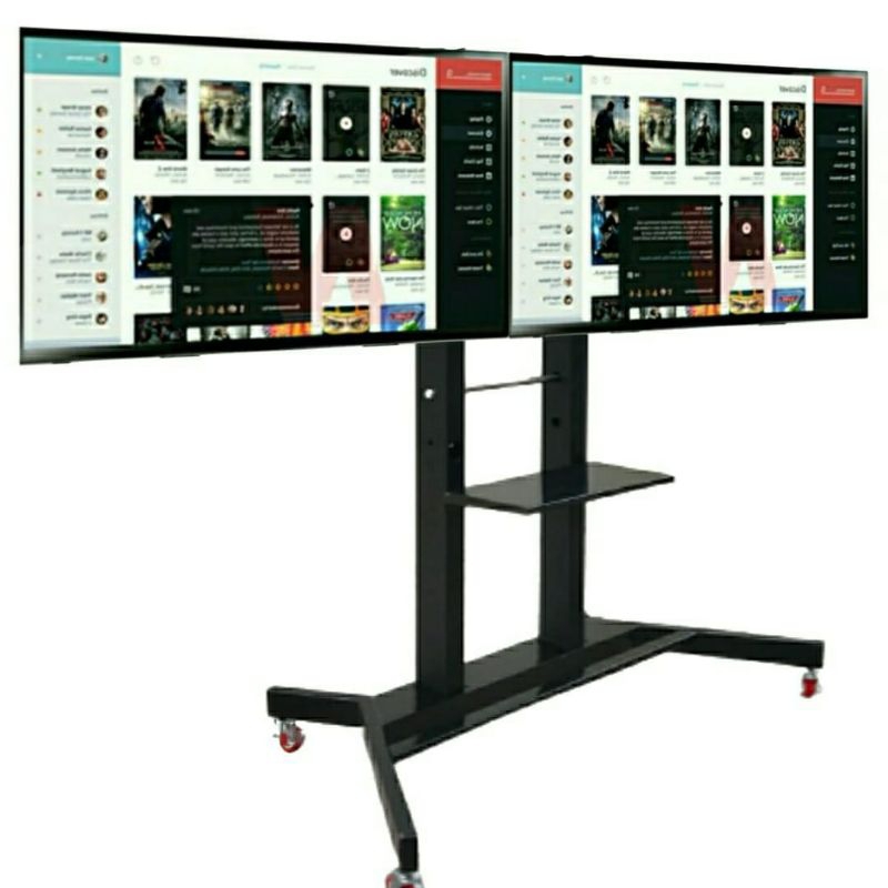 Jual BRACKET STANDING TV 2 LAYAR 32 SAMPAI 55 INCH PREMIUM MODEL ...