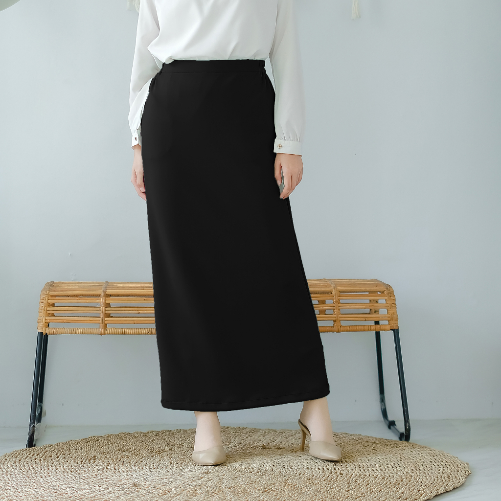 Jual Ahlami-Yura Skirt Rok Span Premium Rok Span Scuba Rok Kerja ...