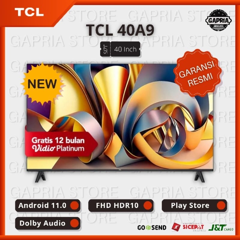 Jual TCL 40 inch 40A9 Google Android 11 Smart TV Digital LED Garansi ...