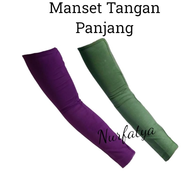 Jual Manset Tangan Panjang Basic Mangset Lengan Panjang Ukuran Standar ...