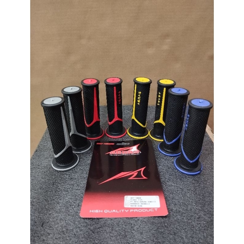 Jual Hand Grip Hanfat Karet Variasi Agras Model Garis Warna | Shopee ...