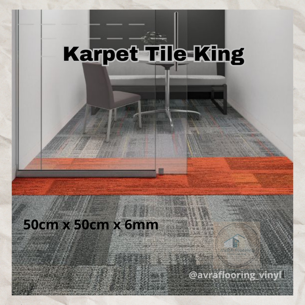 Jual Karpet Tile King Diamond tebal 5mm Uk 50x50 cocok Untuk ruang tamu ...