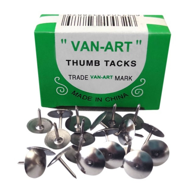 Jual Pines Paku Payung 1 Box Thumb Tacks Thumbtacks Besi Steel Kuat ...
