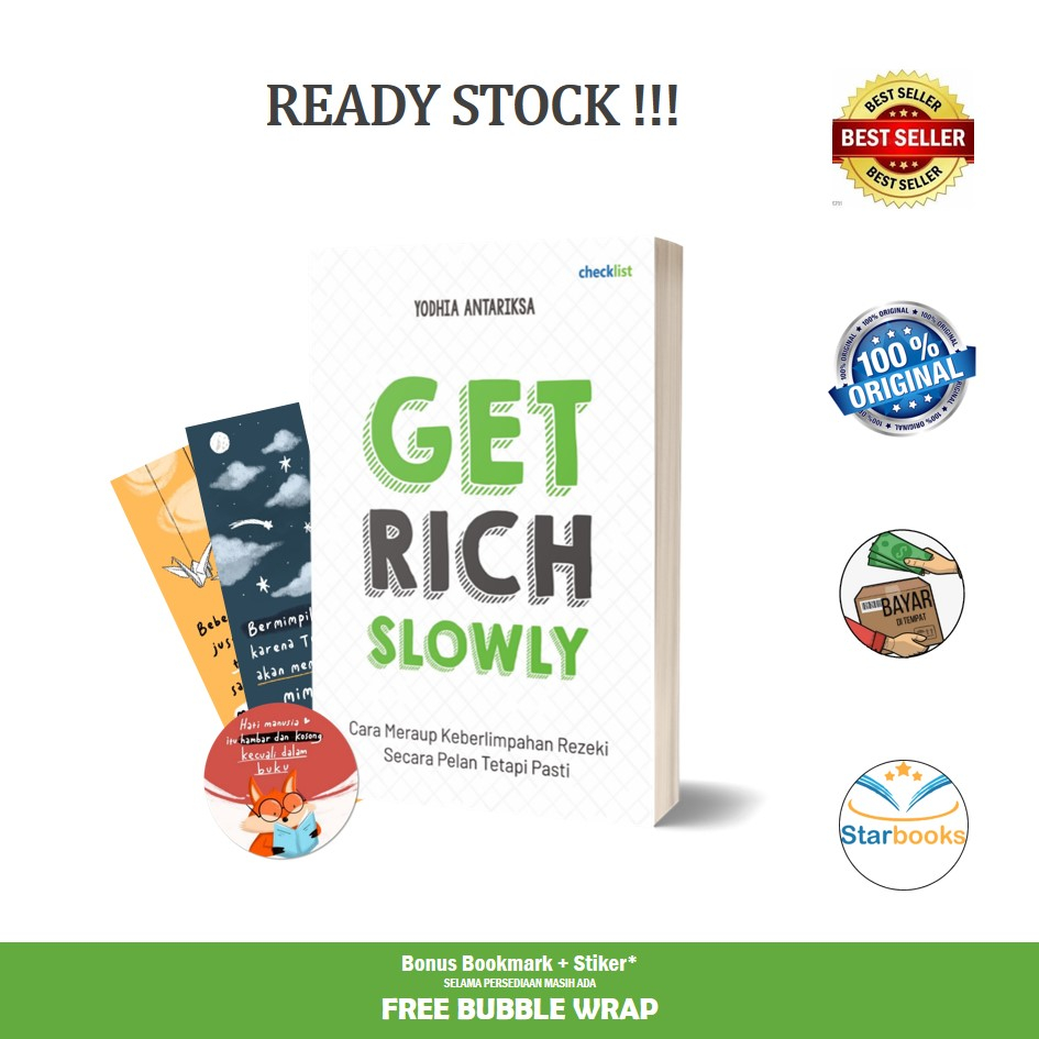 Jual Checklist - Buku Get Rich Slowly: Meraup Limpahan Rezeki (Motivasi ...