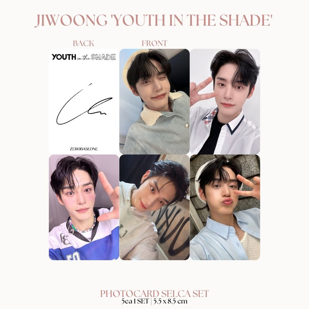 Jual PHOTOCARD ZB1 SELCA YOUTH IN THE SHADE ZEROBASEONE 2SISI (ISI 5 ...