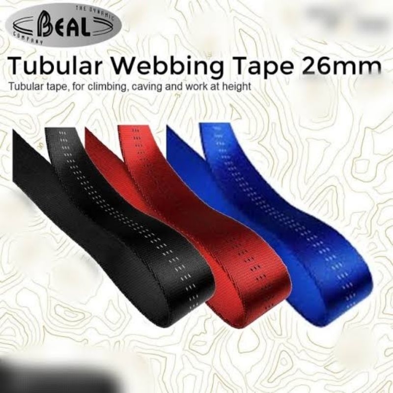 Jual Tali Webbing Beal 26mm / Tubular Webbing Tape 26mm | Shopee Indonesia