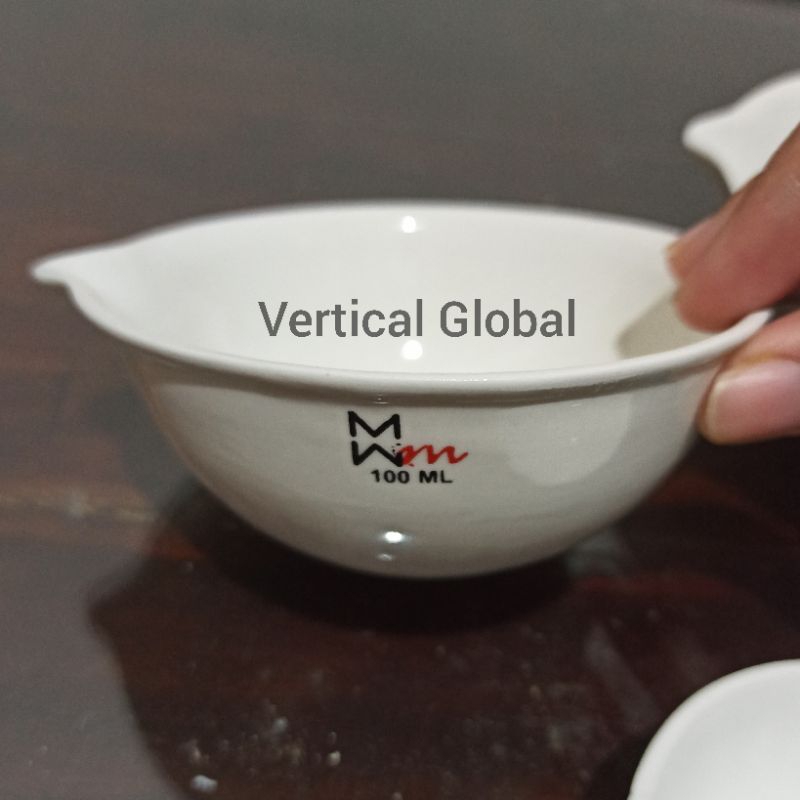 Jual Evaporating dish porcelain 100 ml India Cawan porcelain | Shopee ...