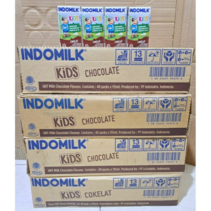 Jual Indomilk Kids Cokelat 115ml x 40 pcs ( Karton ) | Shopee Indonesia