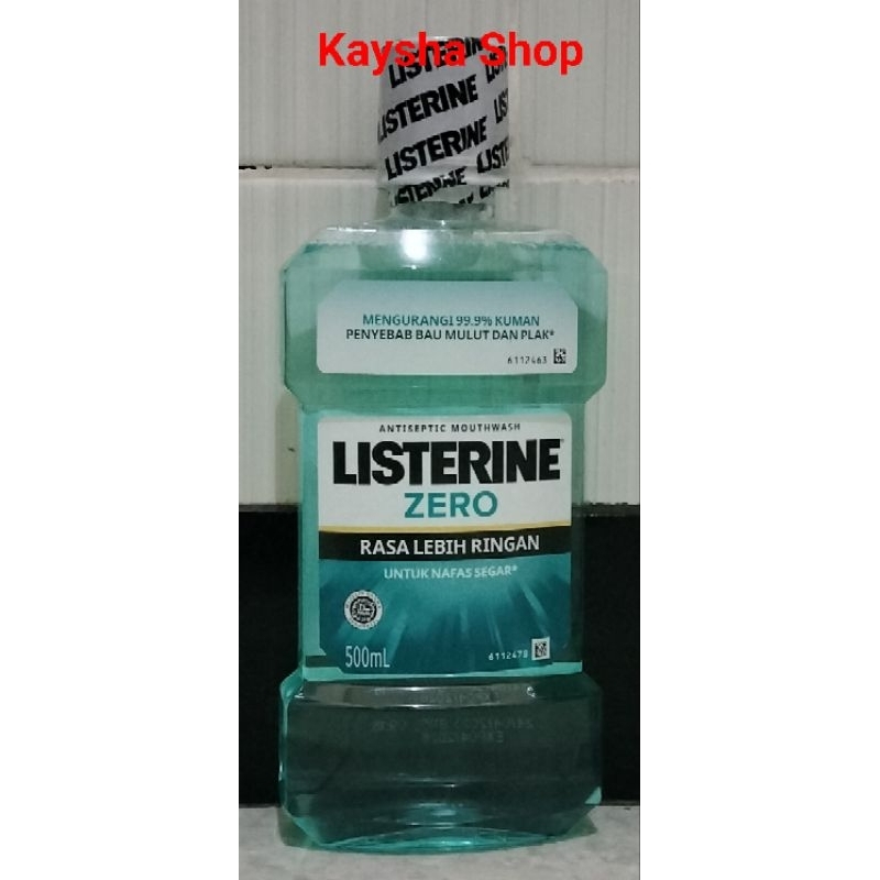 Jual Listerine Antiseptic Mouthwash / Obat Kumur Antiseptik 500ml ...