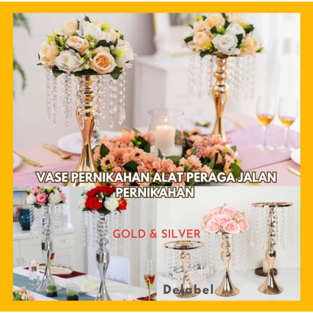 Jual Mermaid Crystal Ferris Flower Standing (TANPA BUNGA) / Holder ...