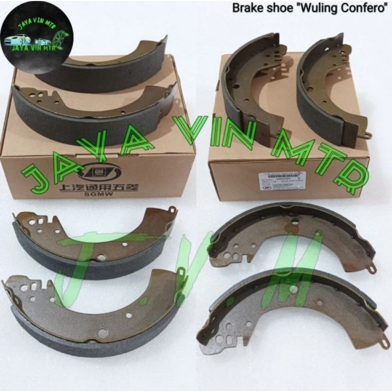 Jual brake shoe kampas rem belakang wuling Confero 23947917 original ...