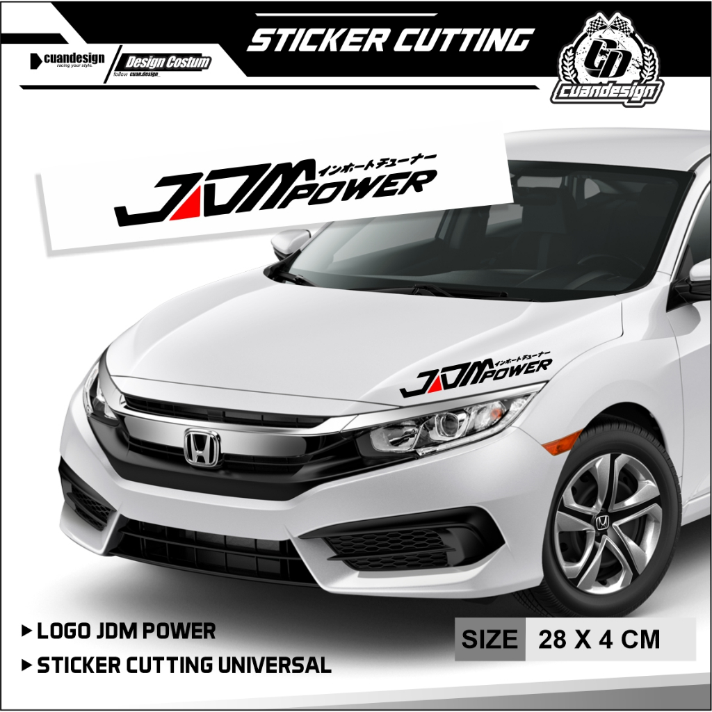 Jual STIKER JDM POWER STICKER CUTTING MOBIL ANTI GORES TAHAN AIR TAHAN ...
