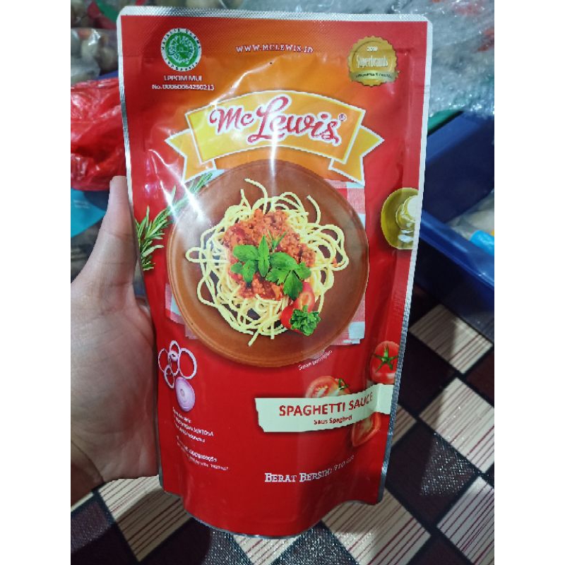 Jual Mc Lewis Spaghetti Sauce / Saus spaghetti 310gr | Shopee Indonesia