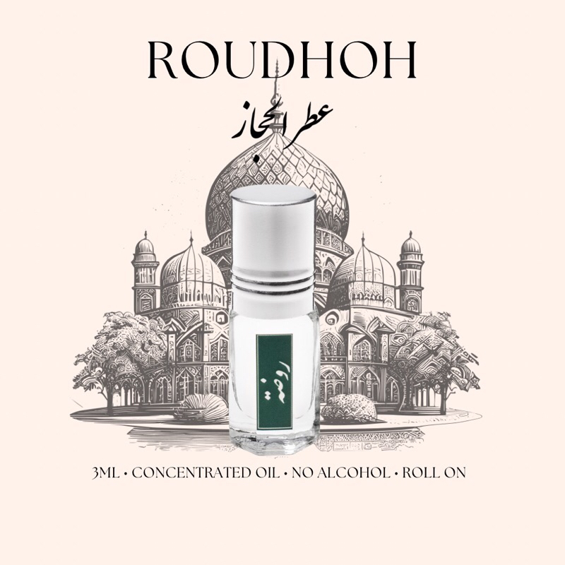 Jual Aroma Hijaz Parfum Arab Raudhah Roudhoh 3ml Roll On Unisex ...