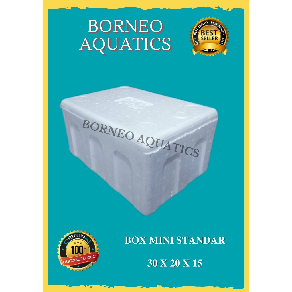 Jual BOX STYROFOAM MINI // BARU // 30x20x15 // AQUARIUM | Shopee Indonesia
