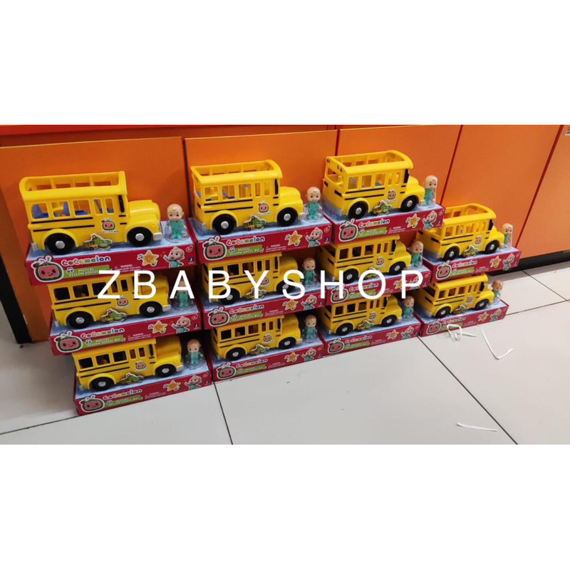 Jual COCOMELON SCHOOL BUS THE WHEEL ON THE BUS YELLOW BUS JJ COCOMELON ...