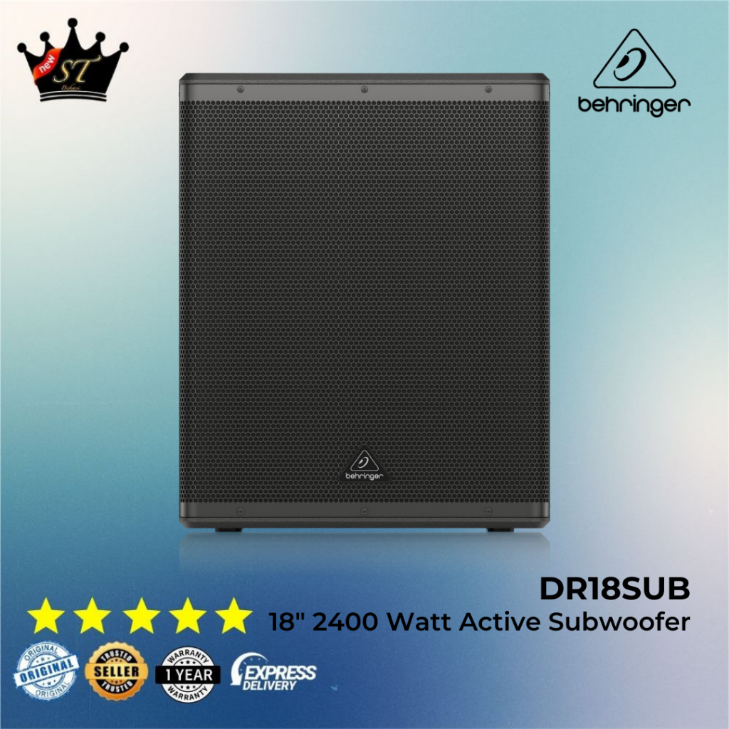 Jual Behringer DR18SUB DR 18 SUB Active Subwoofer Aktif 18" 2400 Watt ...