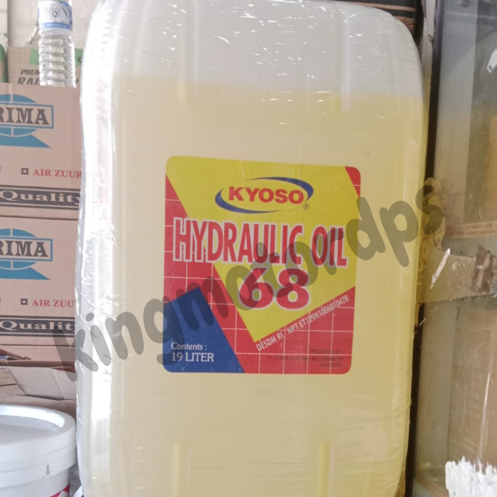 Jual KMD | Oli Hirdolis Hidrolik Kyoso 68 Orange Jerigen 19Liter | Shopee Indonesia