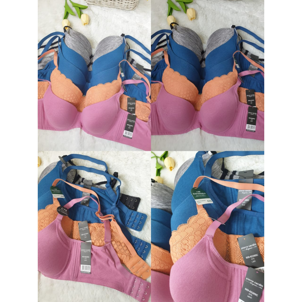 Jual PART 2 [75C/34C] Bra Piere Cardin Original Mix - Bra Ada Kawat - Bra Wired | Shopee Indonesia