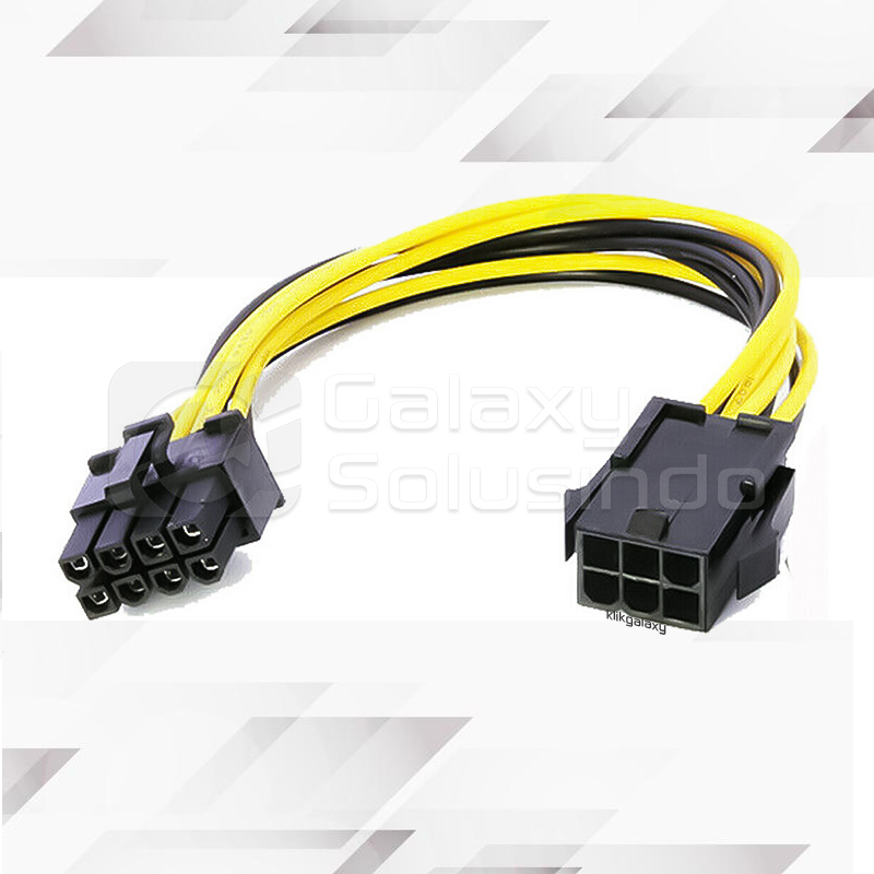 Jual Kabel Converter 6 Pin Female To 8 Pin Male | Shopee Indonesia