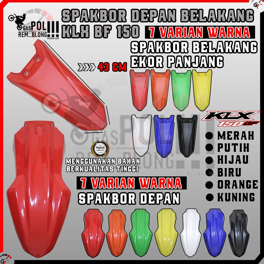 Jual SPAKBOR DEPAN BELAKANG KLX BF 150 250 SET DTRACKER D TRACKER BIGFOOT BIG FOOT TRAIL CROSS ...