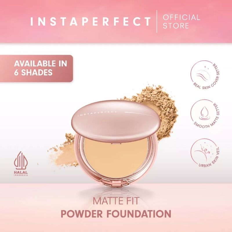 Jual Instaperfect Matte Fit Powder Foundation | Shopee Indonesia