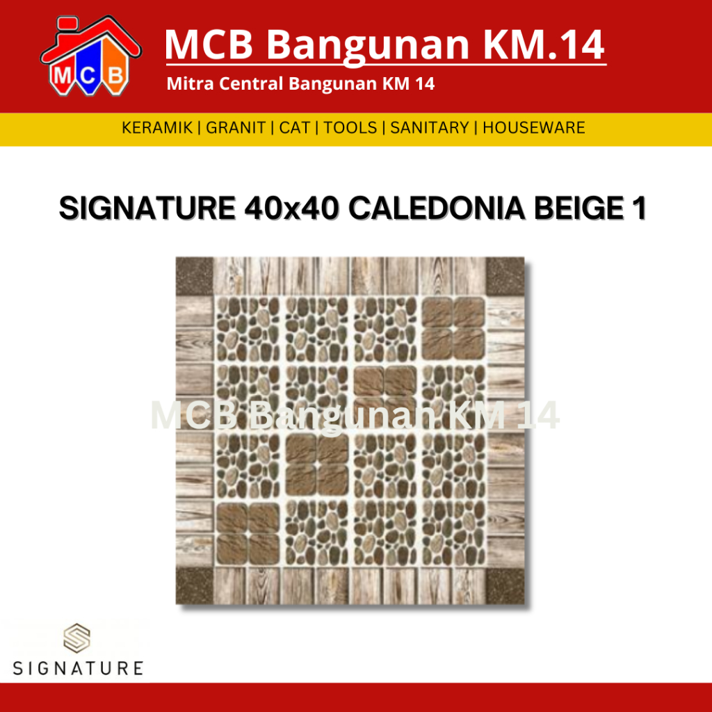 Jual KERAMIK SIGNATURE 40x40 CALEDONIA - KERAMIK LANTAI - KERAMIK KASAR ...