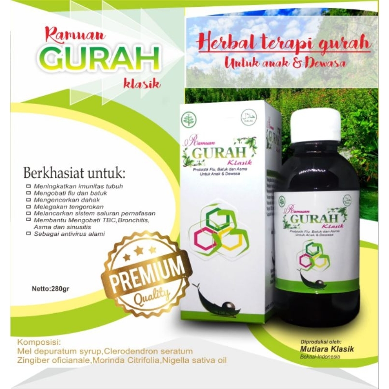 Jual Gurah Klasik Asli Original Madu GURAH Supaya Fit Mengatasi ...