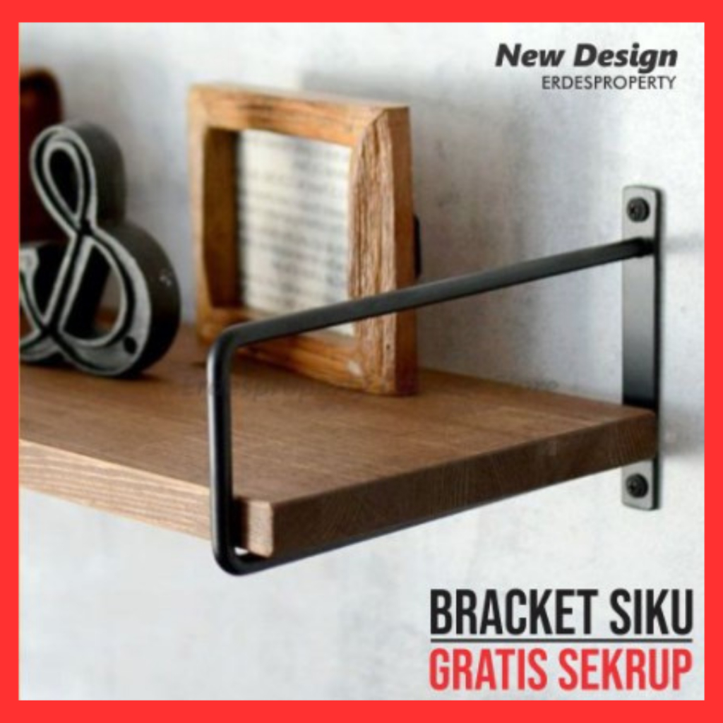 Jual Rak Besi Bracket Ambalan Siku Besi Penyangga Rak Dinding Ambalan ...