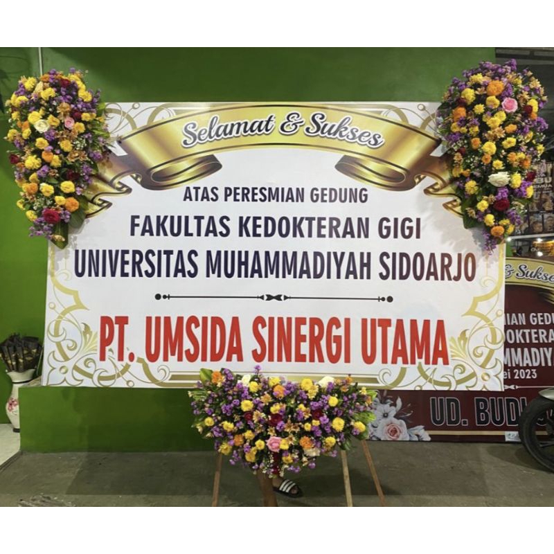 Jual Karangan Papan Bunga Ucapan Wedding Duka Cita Grand Opening Wisuda ...