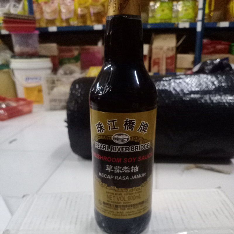 Jual kecap jamur/pearl river bridge mushroom sauce 600ml | Shopee Indonesia
