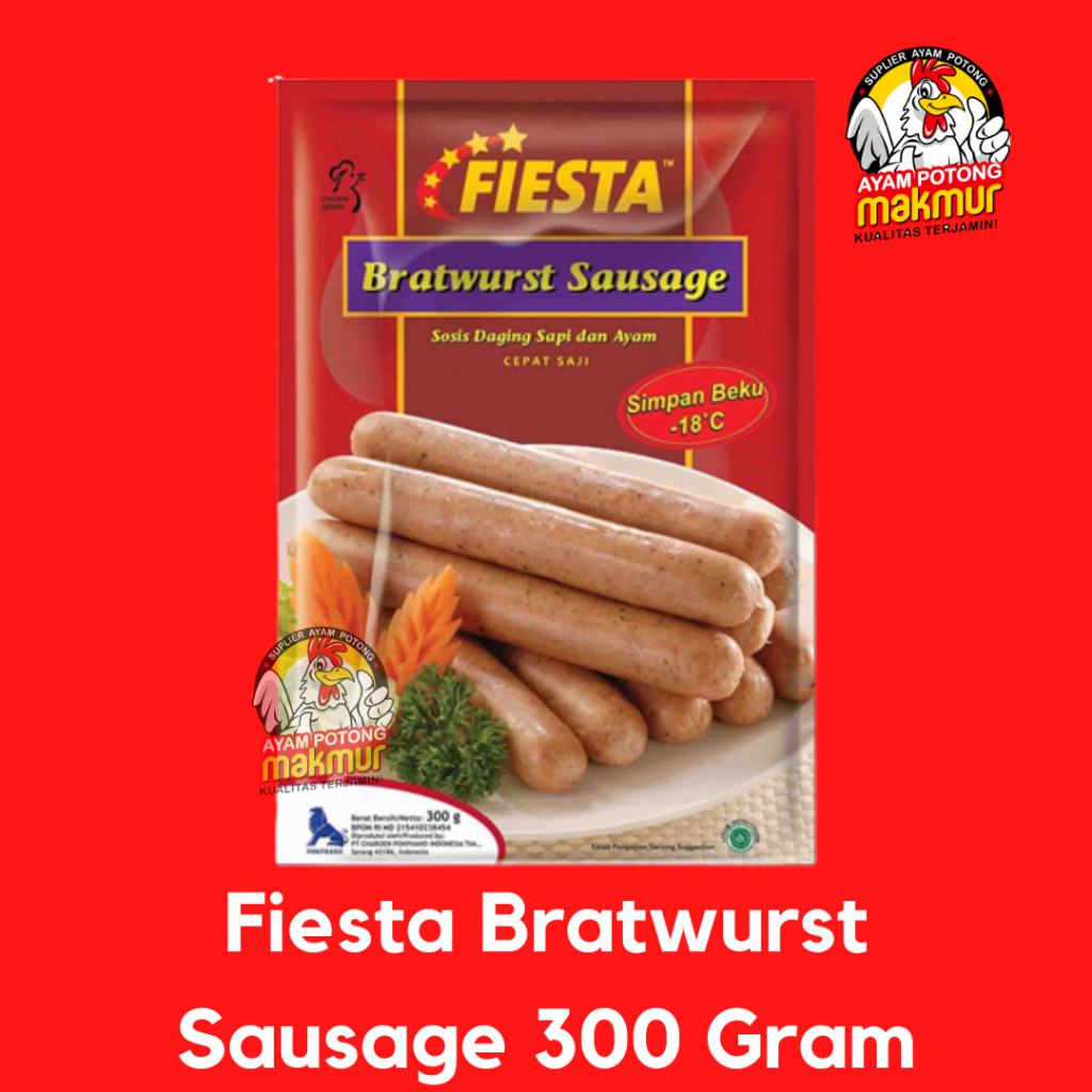 Jual Fiesta Bratwurst Sausage 300 Gram Sosis | Shopee Indonesia